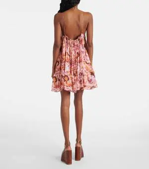 Chloé Floral Silk Minidress