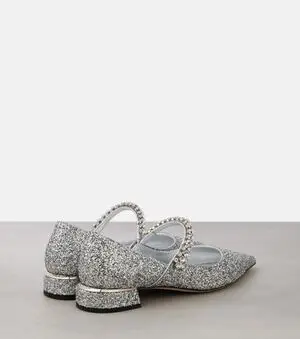 JIMMY CHOO Bing 25 Embellished Mary Jane Pumps