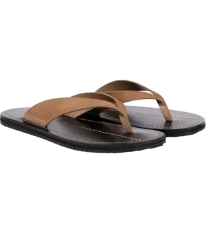 A.emery Flora Suede Thong Sandals - Brown