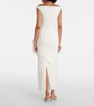Safiyaa Bree Midi Dress - White
