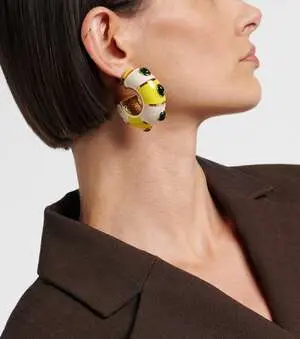 Jacquemus Rayures Hoop Earrings