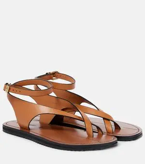 A.emery A.Emery Millar Leather Sandals Brown