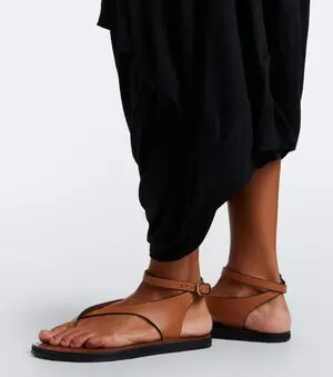 A.emery Leather Sandals - Brown