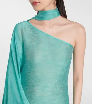 TALLER MARMO Arno Fringed Linen-blend Maxi Dress
