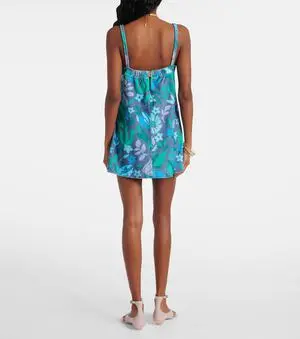 Chloé Floral Cotton Jersey Minidress