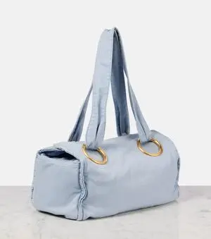 Chloé Logo Cotton Tote Bag