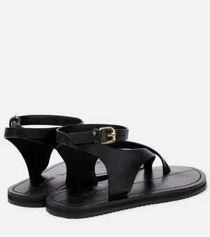 A.emery Millar Leather Sandals - Black