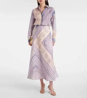 Zimmermann Lucky Printed Cotton Shirt