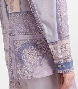 Zimmermann Lucky Printed Cotton Shirt