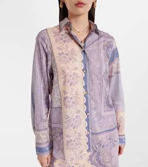 Zimmermann Lucky Printed Cotton Shirt