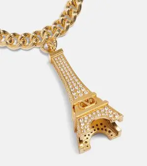 Valentino Garavani Eiffel Tower Crystal-embellished Bracelet