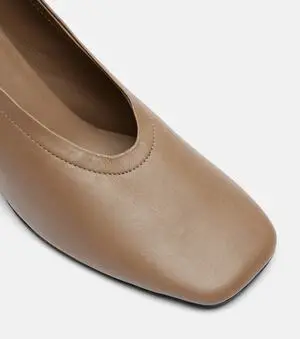 A.emery Amos 70 Leather Pumps - Brown