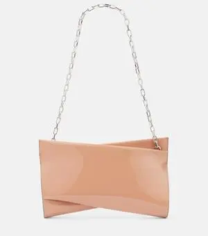 CHRISTIAN LOUBOUTIN Loubitwist Small Clutch - Beige