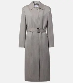 Stella McCartney Wool-blend Belted Coat