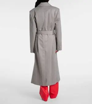 Stella McCartney Wool-blend Belted Coat