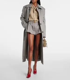 Stella McCartney Wool-blend Belted Coat