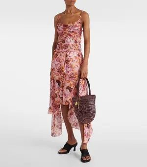 Chloé Small Raffia Tote - Brown