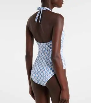 Heidi Klein La Croisette Printed Swimsuit