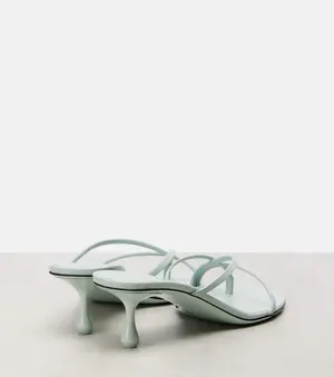 JIMMY CHOO Etana 50 Leather Mules