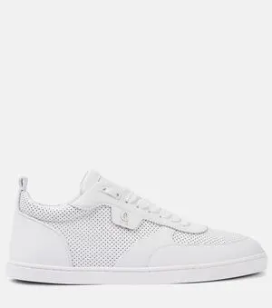 CHRISTIAN LOUBOUTIN Tutti Rui Perforated Leather Sneakers - White