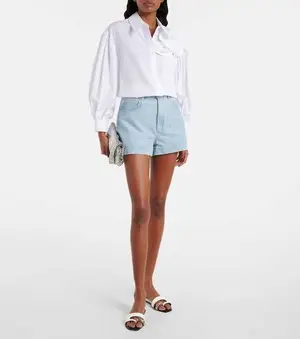 FRAME The Charm Denim Shorts