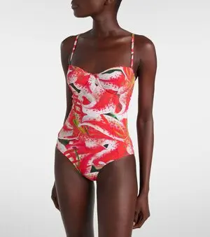 Tory Burch Floral One-piece Swimsuit - Multicoloured