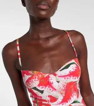 Tory Burch Floral One-piece Swimsuit - Multicoloured