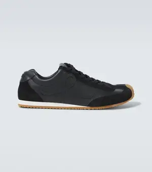 Loewe Ballet Runner 2.0 Leather Sneakers - Black