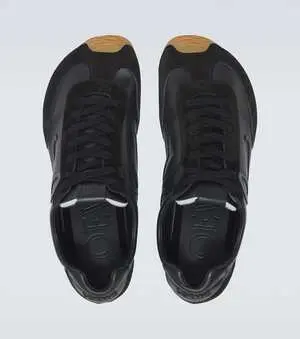 Loewe Ballet Runner 2.0 Leather Sneakers - Black