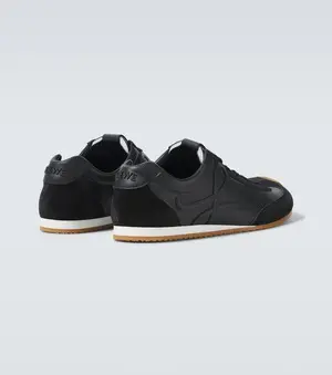 Loewe Ballet Runner 2.0 Leather Sneakers - Black