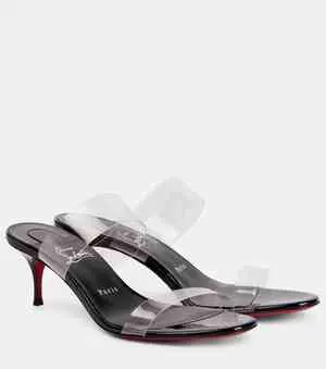 CHRISTIAN LOUBOUTIN Just Nothing 55 Pvc Sandals - Transparent