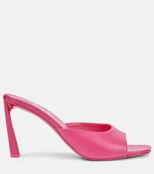 CHRISTIAN LOUBOUTIN Condora 85 Leather Mules - Pink