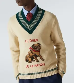 Valentino Garavani Wool Jacquard Sweater