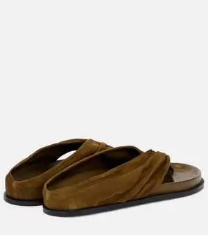 A.emery Shaw Suede Thong Sandals