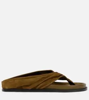 A.emery Shaw Suede Thong Sandals