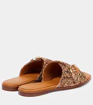 Clergerie Irme Raffia Slides