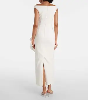 Safiyaa Bree Draped Midi Dress