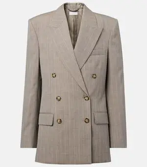 Stella McCartney Oversized Double-breasted Wool Blazer