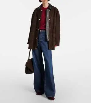 FRAME The Loose Wide-leg Jeans - Blue