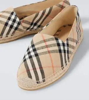 Burberry Check Espadrilles