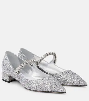 JIMMY CHOO Bing 25 Embellished Mary Jane Pumps