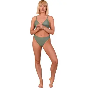 OOSC Sahara Mile High Bikini Bottoms - Sage