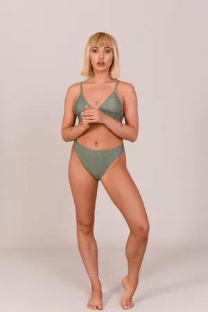 OOSC Sahara Mile High Bikini Bottoms - Sage
