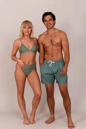OOSC Sahara Mile High Bikini Bottoms - Sage