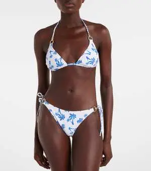 Heidi Klein Palm Beach Printed Bikini Top