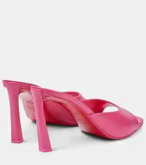 CHRISTIAN LOUBOUTIN Condora 85 Leather Mules - Pink