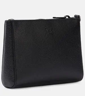CHRISTIAN LOUBOUTIN Cabata Mini Studded Leather Pouch - Black