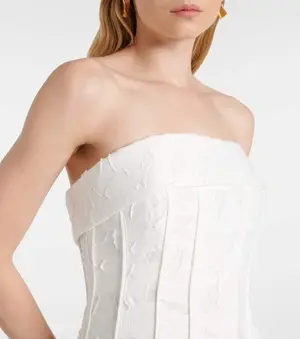 Simkhai Imogen Jacquard Bustier Dress