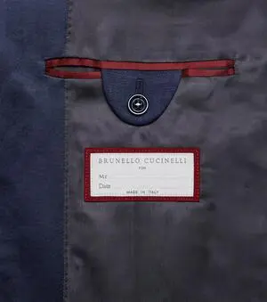 Brunello Cucinelli Double-breasted Linen Tuxedo