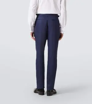 Brunello Cucinelli Double-breasted Linen Tuxedo